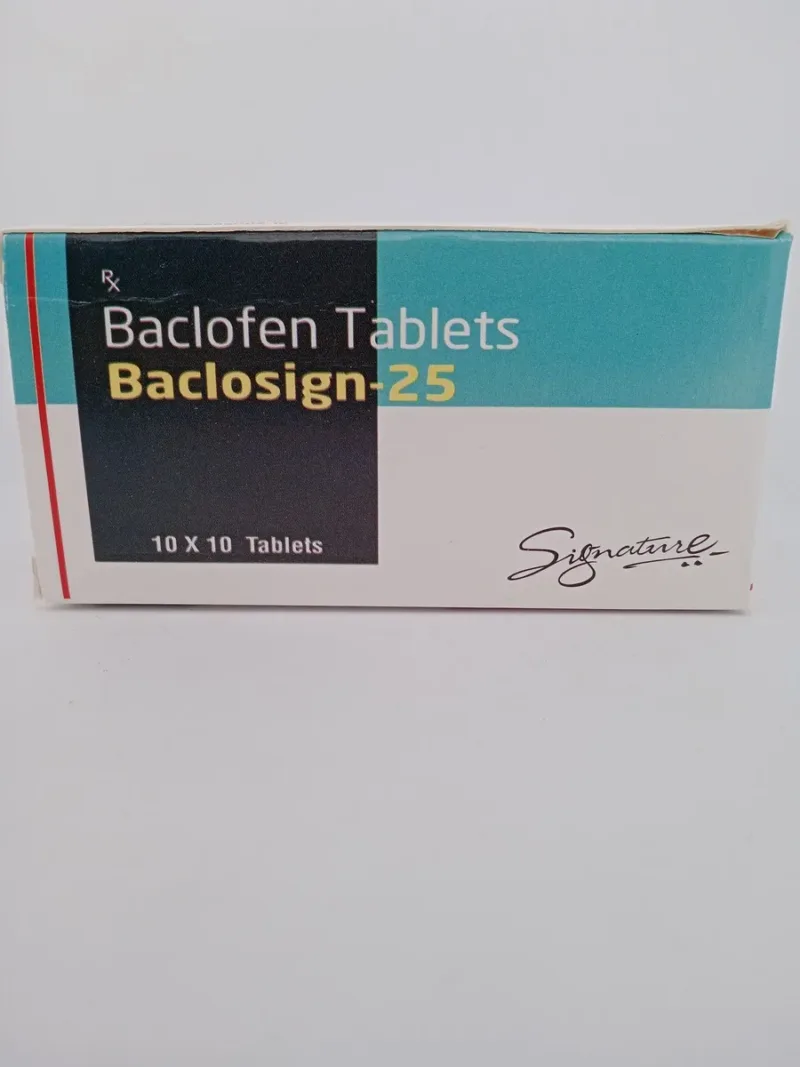 Baclofen 25 mg Tablets Muscle Relaxant for Spasticity | Baclosign